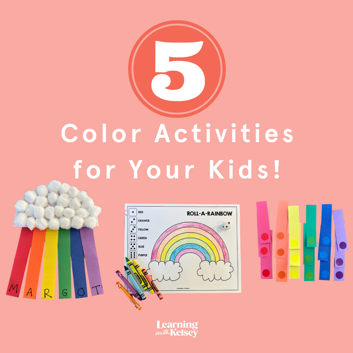 5 Color Recognition Activities - Learning With Kelsey