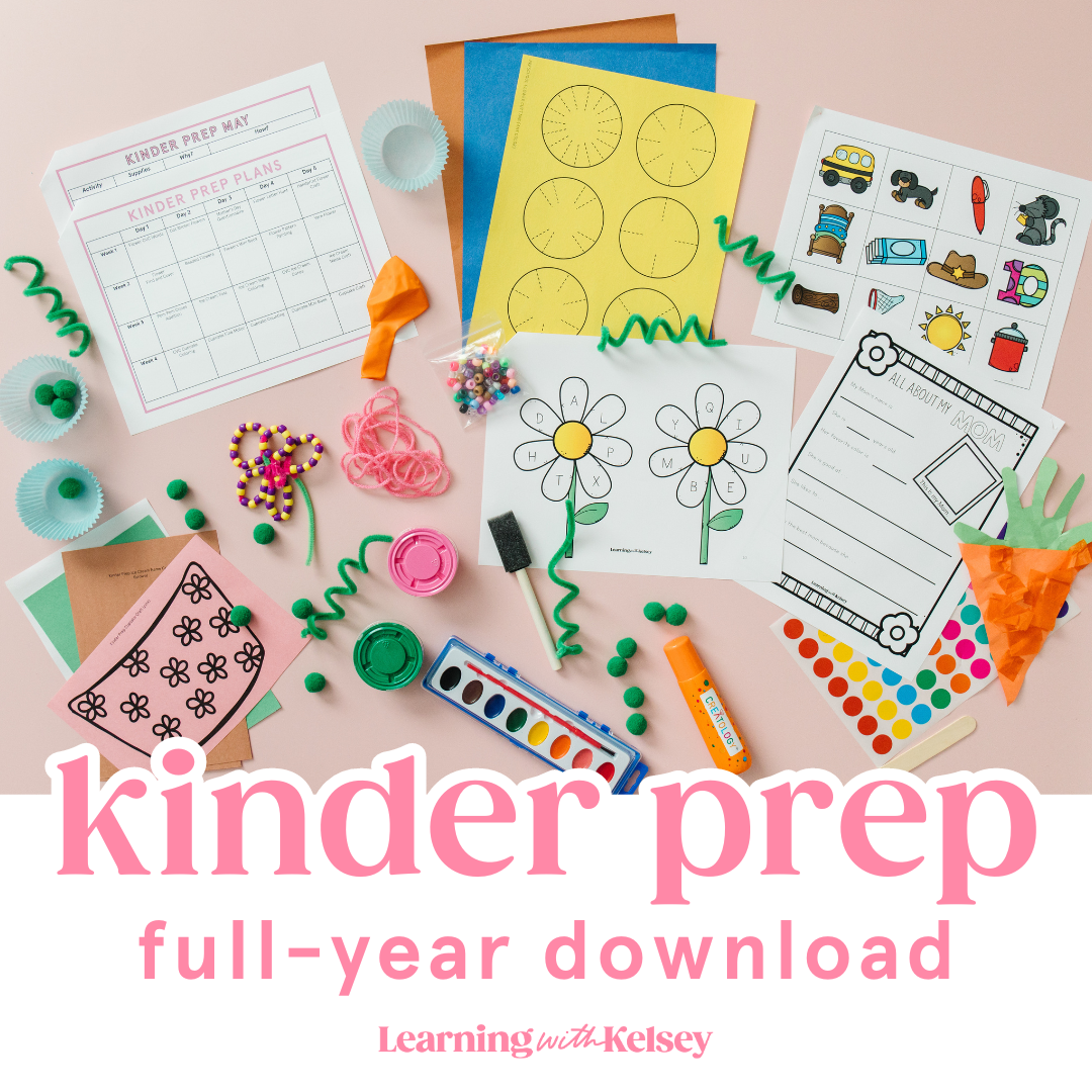 The Kinder Prep Download - Learning With Kelsey