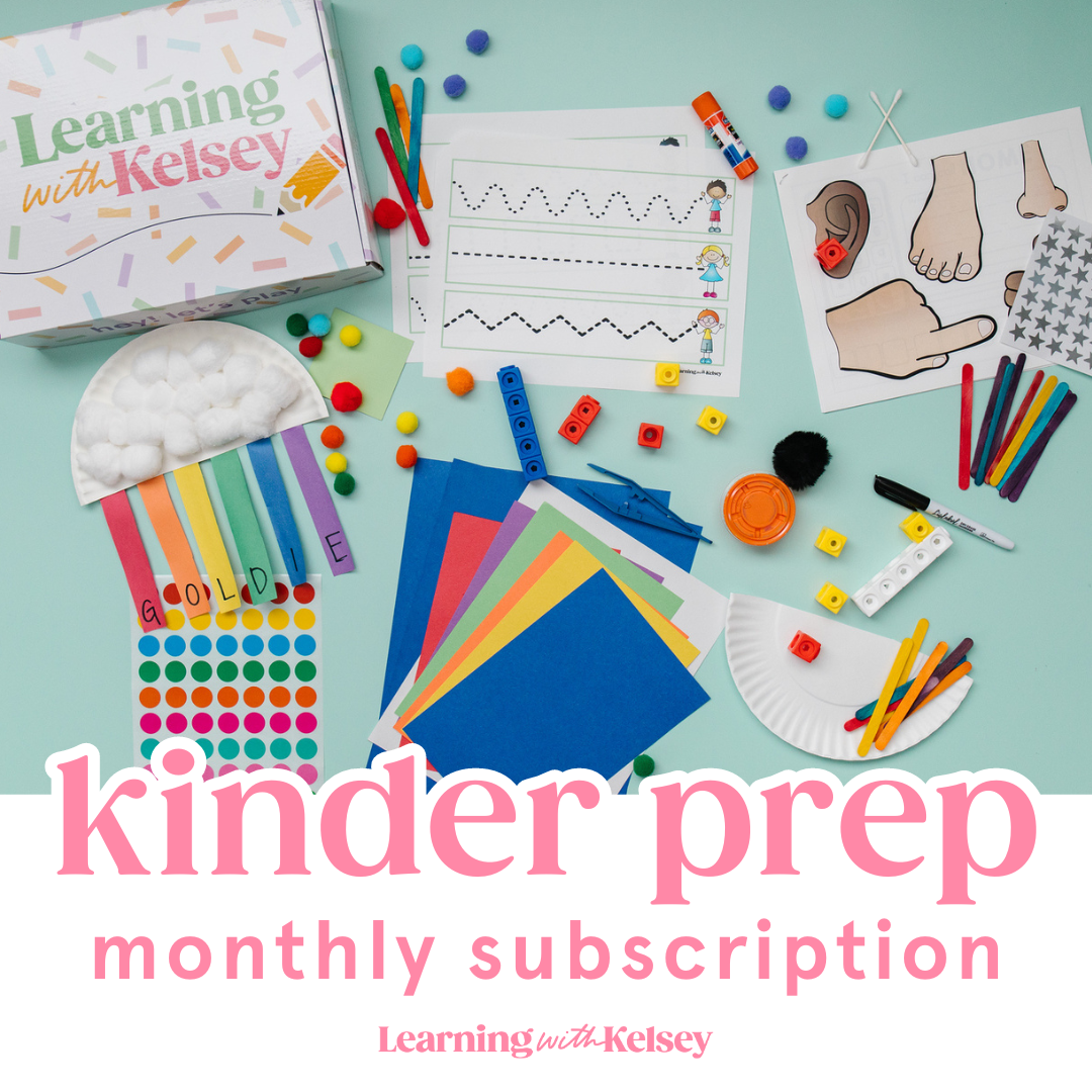 The Kinder Prep Monthly Box - Learning With Kelsey