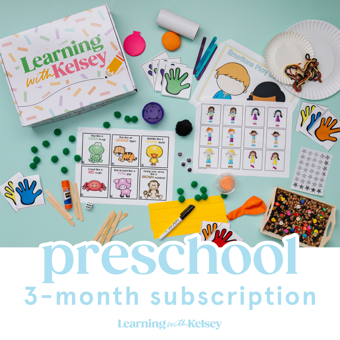 The Preschool 3 Month Subscription Box (Ships Monthly) - Learning With ...